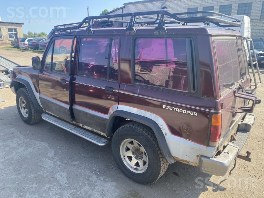Sarkans Isuzu Trooper 1989 Rīga, ar dzinēja tilpumu 2.80 L un nobraukumu 0 tūkst. km par 950 €, foto 4 vietnē AUTOMOTO.COM.LV