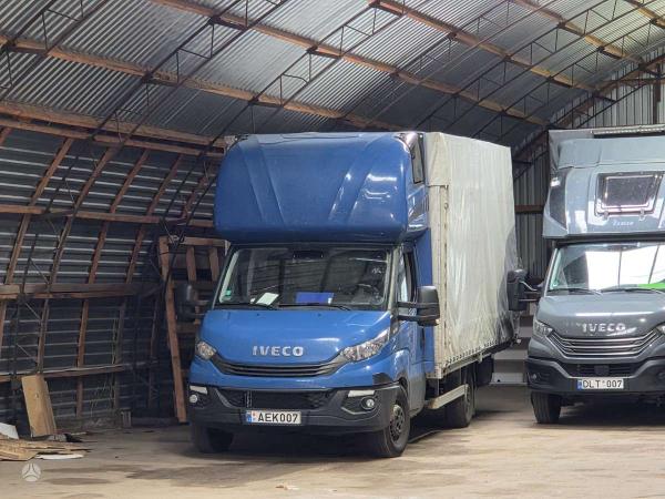 Blue Iveco Daily 2018 in Kaunas, with an engine capacity of 3.00 L and mileage of 540 thousand km for 12900 €, photo 1 on AUTOMOTO.COM.LV