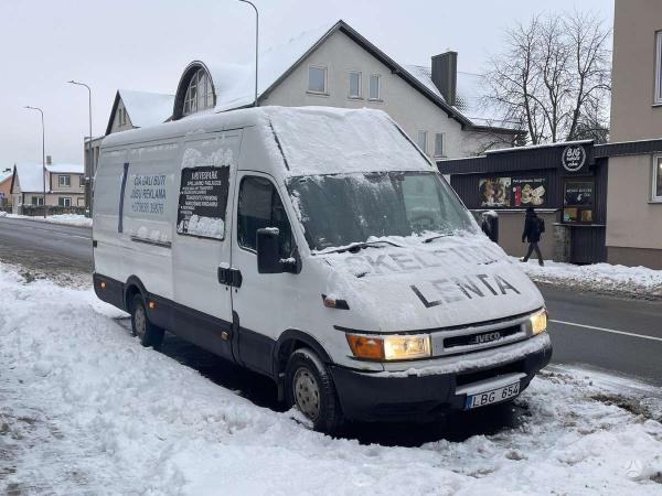 White Iveco Daily 2004 in Panevezys, with an engine capacity of 2.80 L and mileage of 317 thousand km for 1500 €, photo 1 on AUTOMOTO.COM.LV