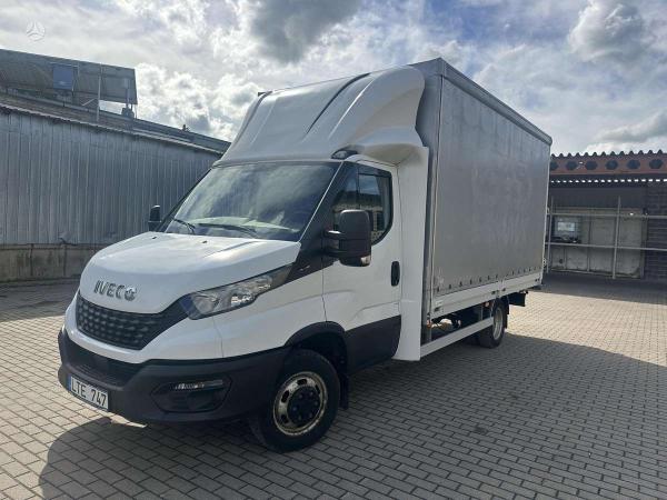 White Iveco Daily 2021 in Silute, with an engine capacity of 3.00 L and mileage of 94 thousand km for 14990 €, photo 6 on AUTOMOTO.COM.LV