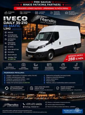 Balts Iveco Daily 2022 Kretinga, ar dzinēja tilpumu 3.00 L un nobraukumu 185 tūkst. km par 20799 €, foto 32 vietnē AUTOMOTO.COM.LV