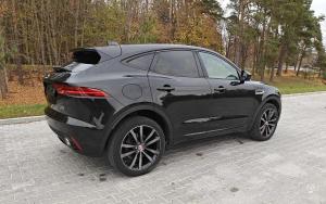 Black Jaguar E-Pace 2018 in Kaunas, with an engine capacity of 2.00 L and mileage of 161 thousand km for 14500 €, photo 4 on AUTOMOTO.COM.LV