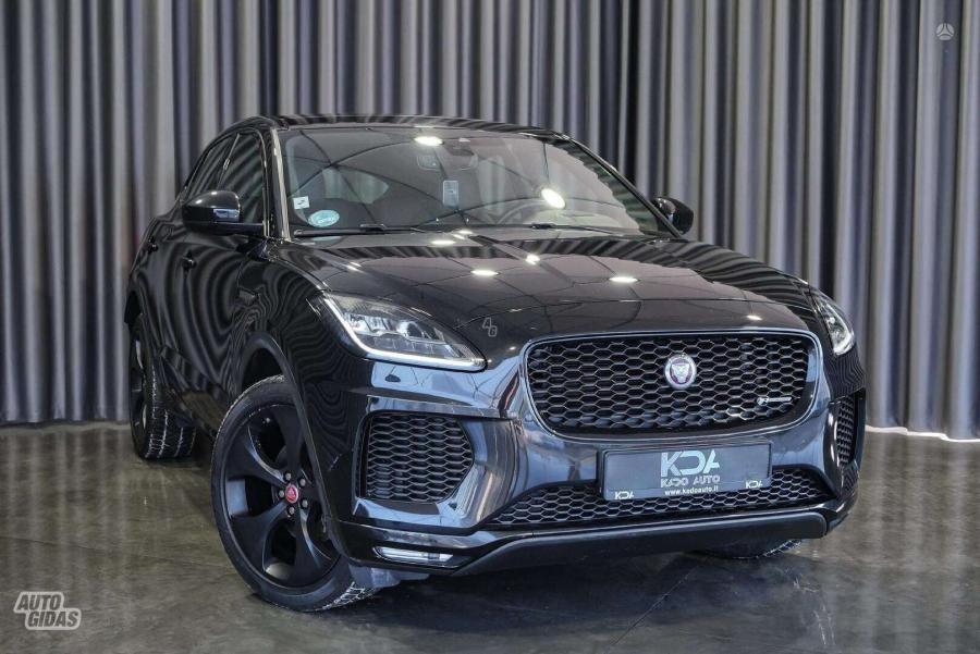 Black Jaguar E-Pace 2018 in Marijampole, with an engine capacity of 2.00 L and mileage of 162 thousand km for 14250 €, photo 2 on AUTOMOTO.COM.LV