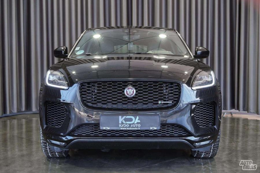 Black Jaguar E-Pace 2018 in Marijampole, with an engine capacity of 2.00 L and mileage of 162 thousand km for 14250 €, photo 3 on AUTOMOTO.COM.LV