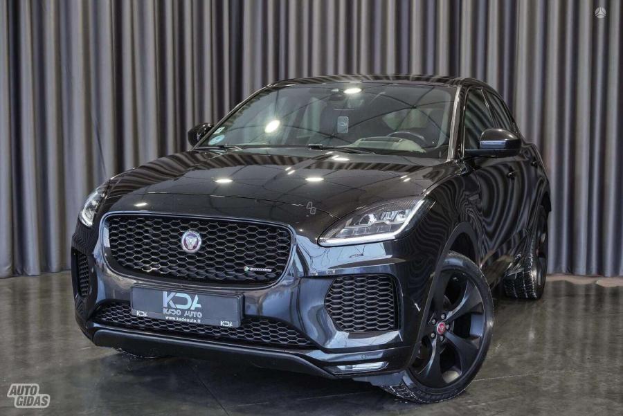 Black Jaguar E-Pace 2018 in Marijampole, with an engine capacity of 2.00 L and mileage of 162 thousand km for 14250 €, photo 4 on AUTOMOTO.COM.LV