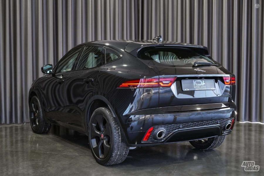 Black Jaguar E-Pace 2018 in Marijampole, with an engine capacity of 2.00 L and mileage of 162 thousand km for 14250 €, photo 7 on AUTOMOTO.COM.LV