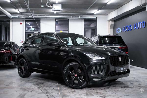 Черный Ягуар E-Pace 2018 в Каунас, объемом двигателя 2.00 л и пробегом 162 тыс. км за 14250 €, фото 1 на AUTOMOTO.COM.LV
