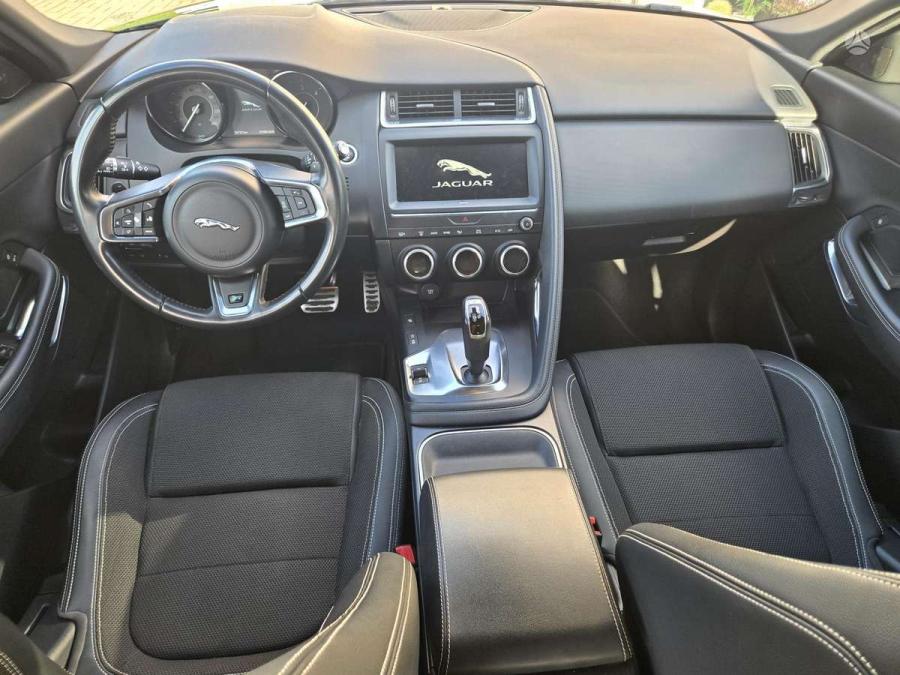 Black Jaguar E-Pace 2019 in Ukmerge, with an engine capacity of 2.00 L and mileage of 167 thousand km for 8950 €, photo 11 on AUTOMOTO.COM.LV