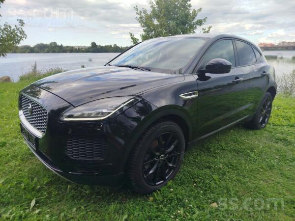 Black Jaguar E-Pace 2019 in Riga, with an engine capacity of 2.00 L and mileage of 209 thousand km for 9900 €, photo 1 on AUTOMOTO.COM.LV