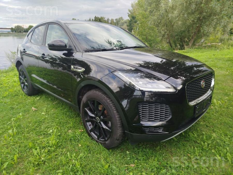 Black Jaguar E-Pace 2019 in Riga, with an engine capacity of 2.00 L and mileage of 209 thousand km for 9900 €, photo 3 on AUTOMOTO.COM.LV