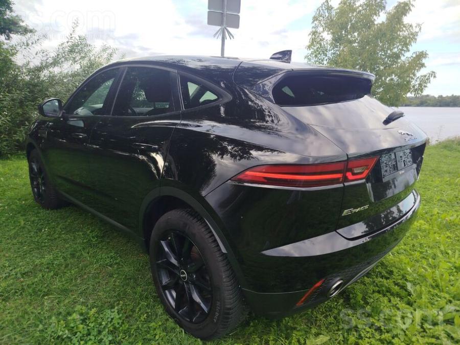 Black Jaguar E-Pace 2019 in Riga, with an engine capacity of 2.00 L and mileage of 209 thousand km for 9900 €, photo 5 on AUTOMOTO.COM.LV