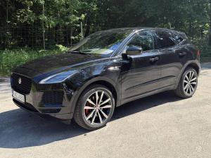 Black Jaguar E-Pace 2019 in Vilnius, with an engine capacity of 2.00 L and mileage of 52 thousand km for 17000 €, photo  on AUTOMOTO.COM.LV