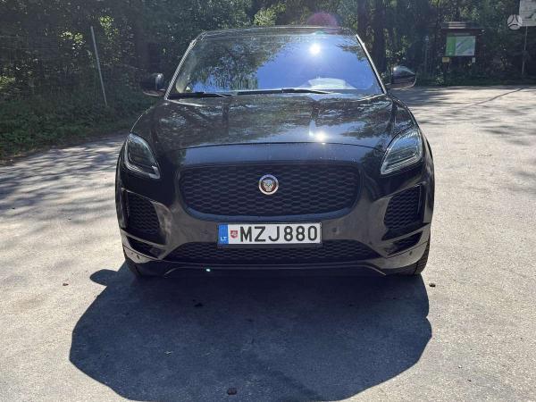 Black Jaguar E-Pace 2019 in Vilnius, with an engine capacity of 2.00 L and mileage of 52 thousand km for 17000 €, photo 3 on AUTOMOTO.COM.LV