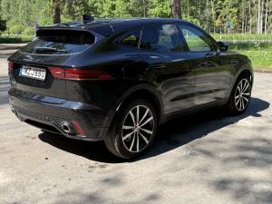 Black Jaguar E-Pace 2019 in Vilnius, with an engine capacity of 2.00 L and mileage of 52 thousand km for 17000 €, photo 6 on AUTOMOTO.COM.LV