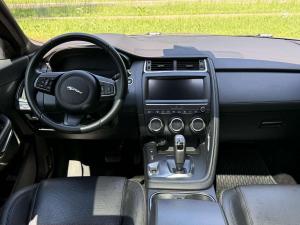 Black Jaguar E-Pace 2019 in Vilnius, with an engine capacity of 2.00 L and mileage of 52 thousand km for 17000 €, photo 10 on AUTOMOTO.COM.LV