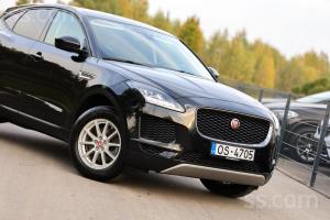 Black Jaguar E-Pace 2019 in Jelgava, with an engine capacity of 2.00 L and mileage of 193 thousand km for 13750 €, photo 5 on AUTOMOTO.COM.LV