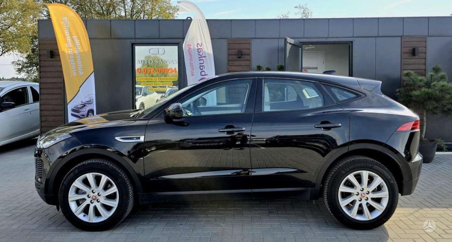 Black Jaguar E-Pace 2019 in Taurage, with an engine capacity of 2.00 L and mileage of 54 thousand km for 13400 €, photo 6 on AUTOMOTO.COM.LV