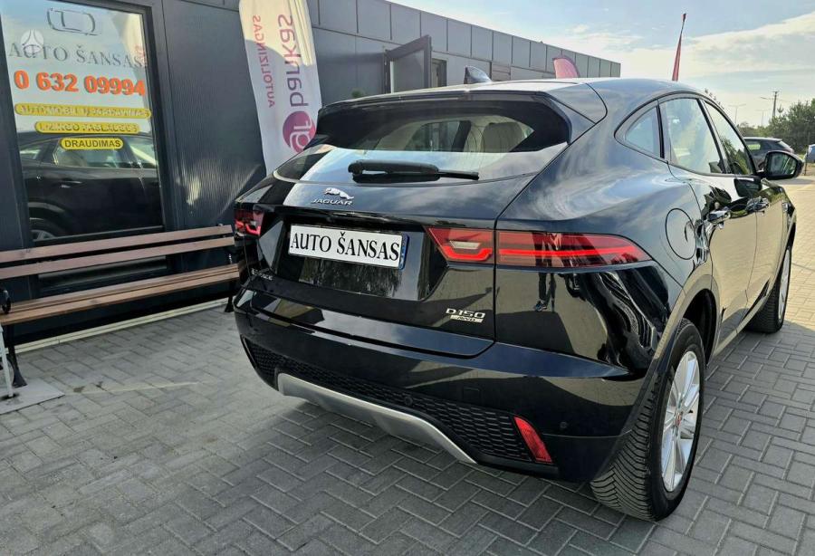 Black Jaguar E-Pace 2019 in Taurage, with an engine capacity of 2.00 L and mileage of 54 thousand km for 13400 €, photo 13 on AUTOMOTO.COM.LV