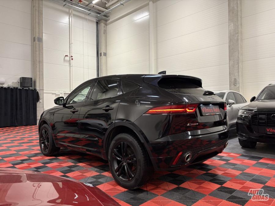 Black Jaguar E-Pace 2020 in Vilnius, with an engine capacity of 2.00 L and mileage of 84 thousand km for 20200 €, photo 6 on AUTOMOTO.COM.LV