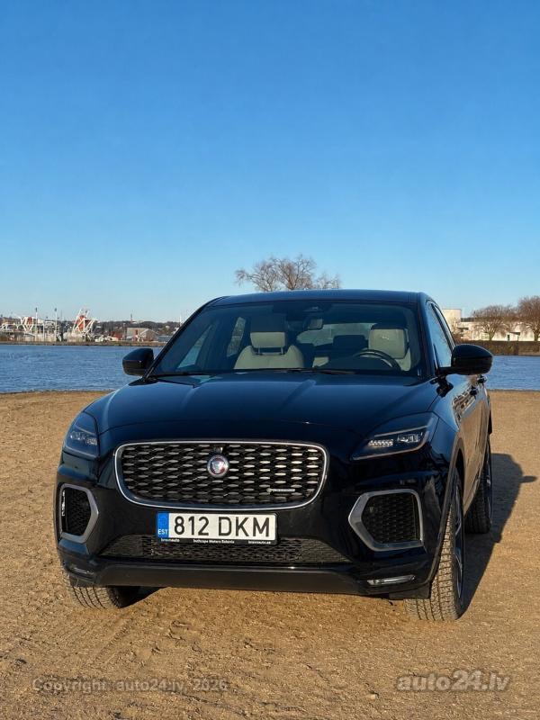 Black Jaguar E-Pace 2021 in Tallinn, with an engine capacity of 2.00 L and mileage of 79 thousand km for 31900 €, photo 6 on AUTOMOTO.COM.LV
