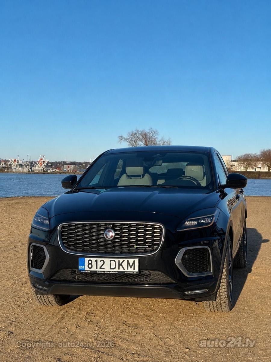 Черный Ягуар E-Pace 2021 в Таллин, объемом двигателя 2.00 л и пробегом 79 тыс. км за 31900 €, фото 7 на AUTOMOTO.COM.LV