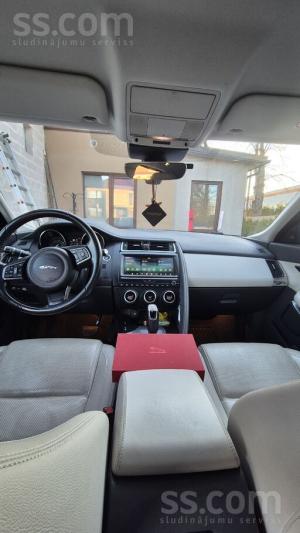 Blue Jaguar E-Pace 2018 in Riga, with an engine capacity of 2.00 L and mileage of 104 thousand km for 18500 €, photo 6 on AUTOMOTO.COM.LV