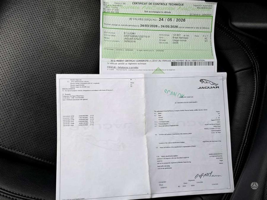 Jaguar E-Pace 2018 in Taurage, with an engine capacity of 2.00 L and mileage of 139 thousand km for 12900 €, photo 19 on AUTOMOTO.COM.LV