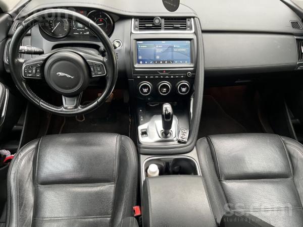Grey Jaguar E-Pace 2018 in Riga, with an engine capacity of 2.00 L and mileage of 173 thousand km for 14590 €, photo 6 on AUTOMOTO.COM.LV