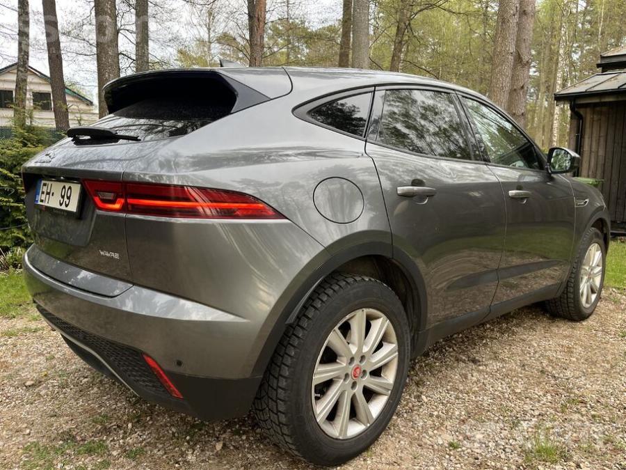 Серый Ягуар E-Pace 2018 в Рига, объемом двигателя 2.00 л и пробегом 173 тыс. км за 14590 €, фото 16 на AUTOMOTO.COM.LV