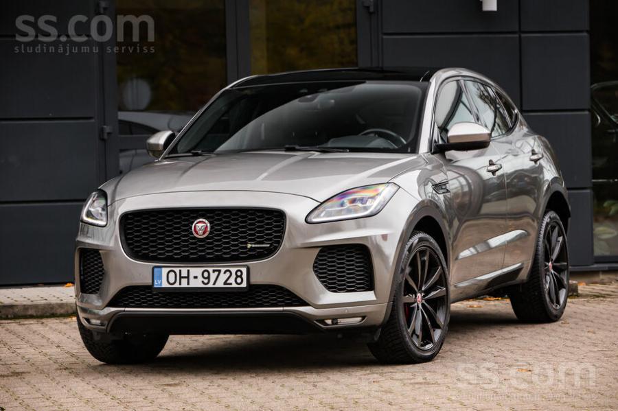 Pelēks Jaguar E-Pace 2019 Jelgava, ar dzinēja tilpumu 2.00 L un nobraukumu 137 tūkst. km par 16999 €, foto 7 vietnē AUTOMOTO.COM.LV