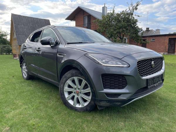 Grey Jaguar E-Pace 2020 in Panevezys, with an engine capacity of 2.00 L and mileage of 70 thousand km for 7300 €, photo 2 on AUTOMOTO.COM.LV