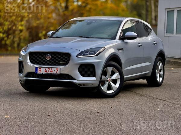 Grey Jaguar E-Pace 2020 in Riga, with an engine capacity of 2.00 L and mileage of 189 thousand km for 14700 €, photo 1 on AUTOMOTO.COM.LV
