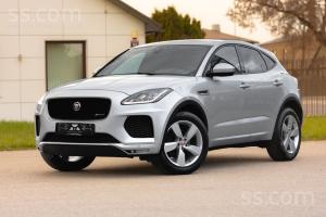 Grey Jaguar E-Pace 2021 in Jelgava, with an engine capacity of 2.00 L and mileage of 0 thousand km for 46990 €, photo 1 on AUTOMOTO.COM.LV