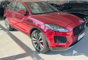 Red Jaguar E-Pace 2018 in Riga, with an engine capacity of 2.00 L and mileage of 66 thousand km for 20000 €, photo  on AUTOMOTO.COM.LV