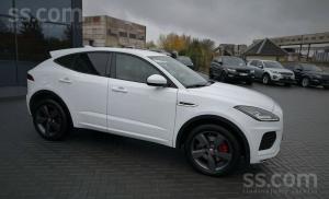 White Jaguar E-Pace 2019 in Telschi, with an engine capacity of 2.00 L and mileage of 215 thousand km for 13699 €, photo 8 on AUTOMOTO.COM.LV