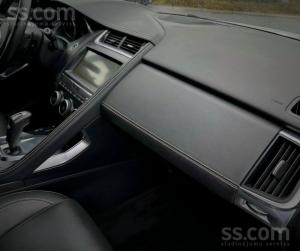 White Jaguar E-Pace 2019 in Telschi, with an engine capacity of 2.00 L and mileage of 215 thousand km for 13699 €, photo 18 on AUTOMOTO.COM.LV