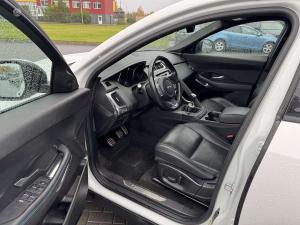 White Jaguar E-Pace 2021 in Telschi, with an engine capacity of 2.00 L and mileage of 126 thousand km for 10500 €, photo 18 on AUTOMOTO.COM.LV