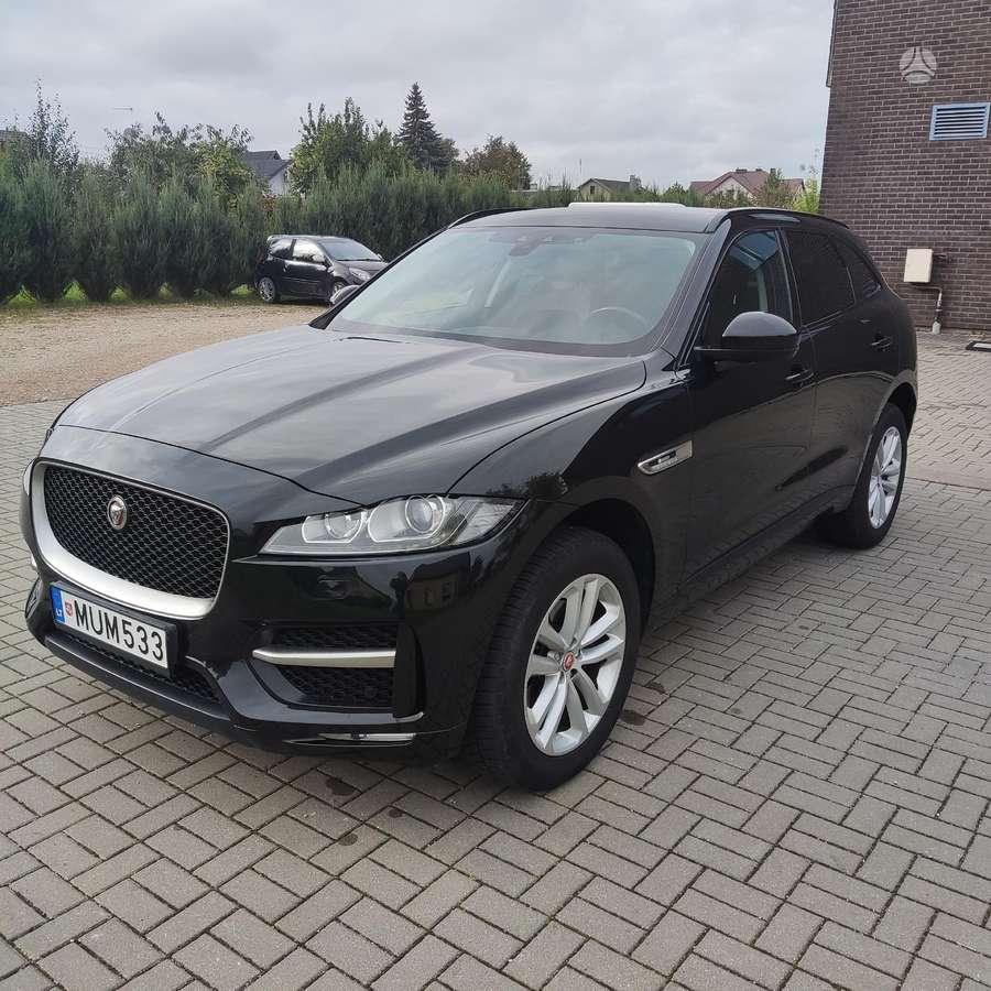 Melns Jaguar F-Pace 2016 Panevēža, ar dzinēja tilpumu 2.00 L un nobraukumu 160 tūkst. km par 11200 €, foto 9 vietnē AUTOMOTO.COM.LV