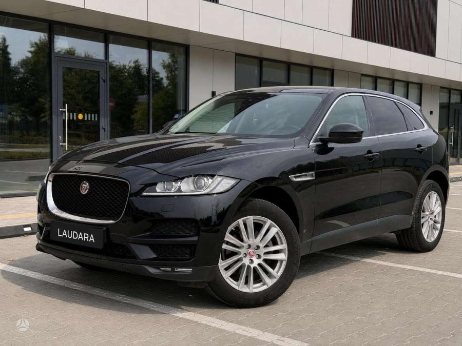 Melns Jaguar F-Pace 2016 Viļņa, ar dzinēja tilpumu 2.00 L un nobraukumu 155 tūkst. km par 11900 €, foto 1 vietnē AUTOMOTO.COM.LV