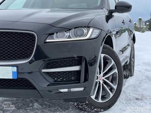 Black Jaguar F-Pace 2017 in Taurage, with an engine capacity of 2.00 L and mileage of 145 thousand km for 12400 €, photo 3 on AUTOMOTO.COM.LV