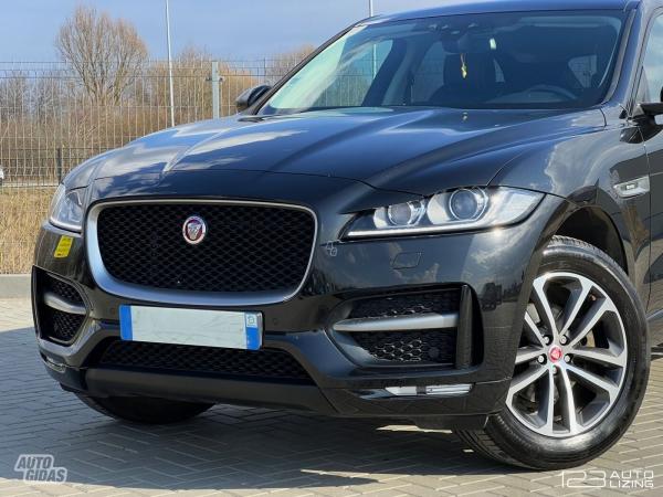 Black Jaguar F-Pace 2017 in Taurage, with an engine capacity of 2.00 L and mileage of 145 thousand km for 12300 €, photo 2 on AUTOMOTO.COM.LV