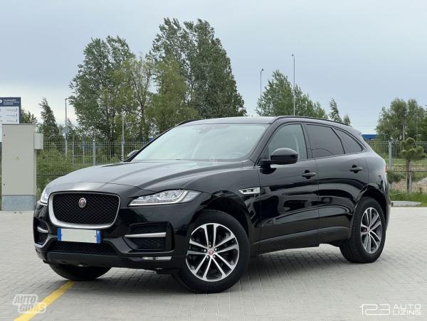 Melns Jaguar F-Pace 2017 Tauragė, ar dzinēja tilpumu 2.00 L un nobraukumu 110 tūkst. km par 11900 €, foto 1 vietnē AUTOMOTO.COM.LV