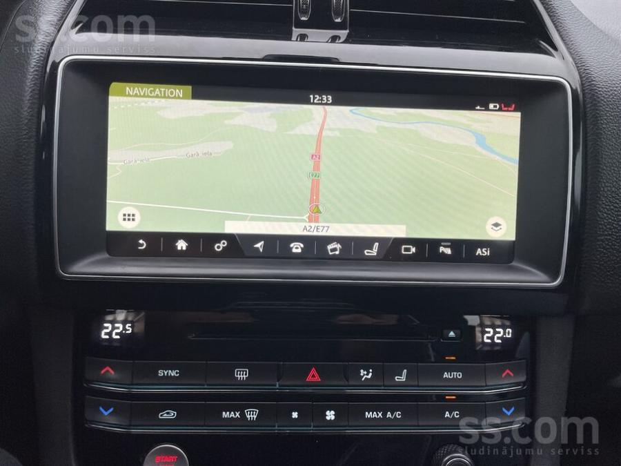 Melns Jaguar F-Pace 2017 Rīga, ar dzinēja tilpumu 2.00 L un nobraukumu 255 tūkst. km par 14400 €, foto 16 vietnē AUTOMOTO.COM.LV