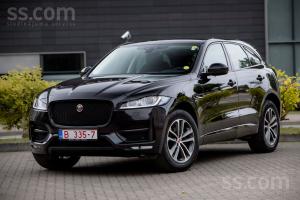 Black Jaguar F-Pace 2017 in Jelgava, with an engine capacity of 2.00 L and mileage of 0 thousand km for 10990 €, photo  on AUTOMOTO.COM.LV