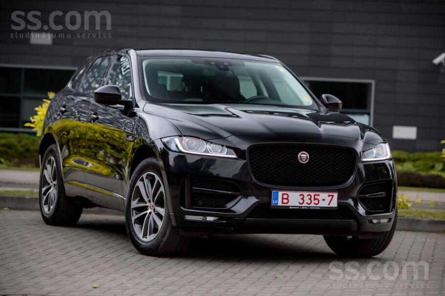 Black Jaguar F-Pace 2017 in Jelgava, with an engine capacity of 2.00 L and mileage of 0 thousand km for 10990 €, photo 6 on AUTOMOTO.COM.LV