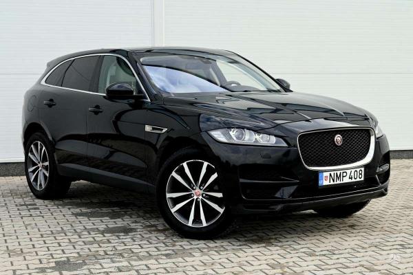 Melns Jaguar F-Pace 2017 Kretinga, ar dzinēja tilpumu 2.00 L un nobraukumu 192 tūkst. km par 11499 €, foto  vietnē AUTOMOTO.COM.LV