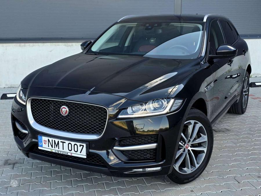 Melns Jaguar F-Pace 2017 Šauļi, ar dzinēja tilpumu 2.99 L un nobraukumu 117 tūkst. km par 15900 €, foto 1 vietnē AUTOMOTO.COM.LV