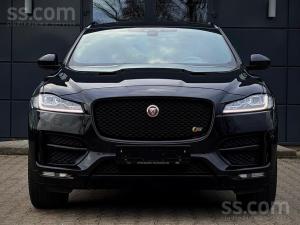 Black Jaguar F-Pace 2017 in Riga, with an engine capacity of 2.00 L and mileage of 149 thousand km for 15300 €, photo  on AUTOMOTO.COM.LV