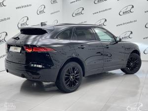 Black Jaguar F-Pace 2018 in Avizieniai, with an engine capacity of 2.00 L and mileage of 173 thousand km for 19900 €, photo 2 on AUTOMOTO.COM.LV