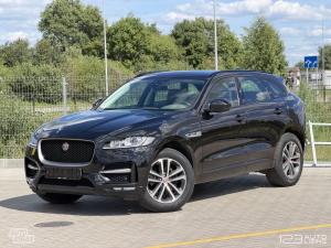 Melns Jaguar F-Pace 2018 Tauragė, ar dzinēja tilpumu 2.00 L un nobraukumu 162 tūkst. km par 12300 €, foto  vietnē AUTOMOTO.COM.LV